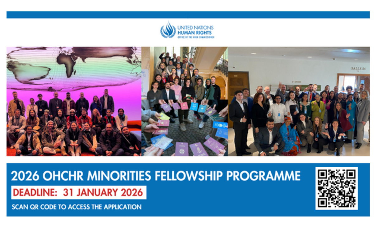 Call for applications: Fully Funded OHCHR Minorities Fellowship Program ...