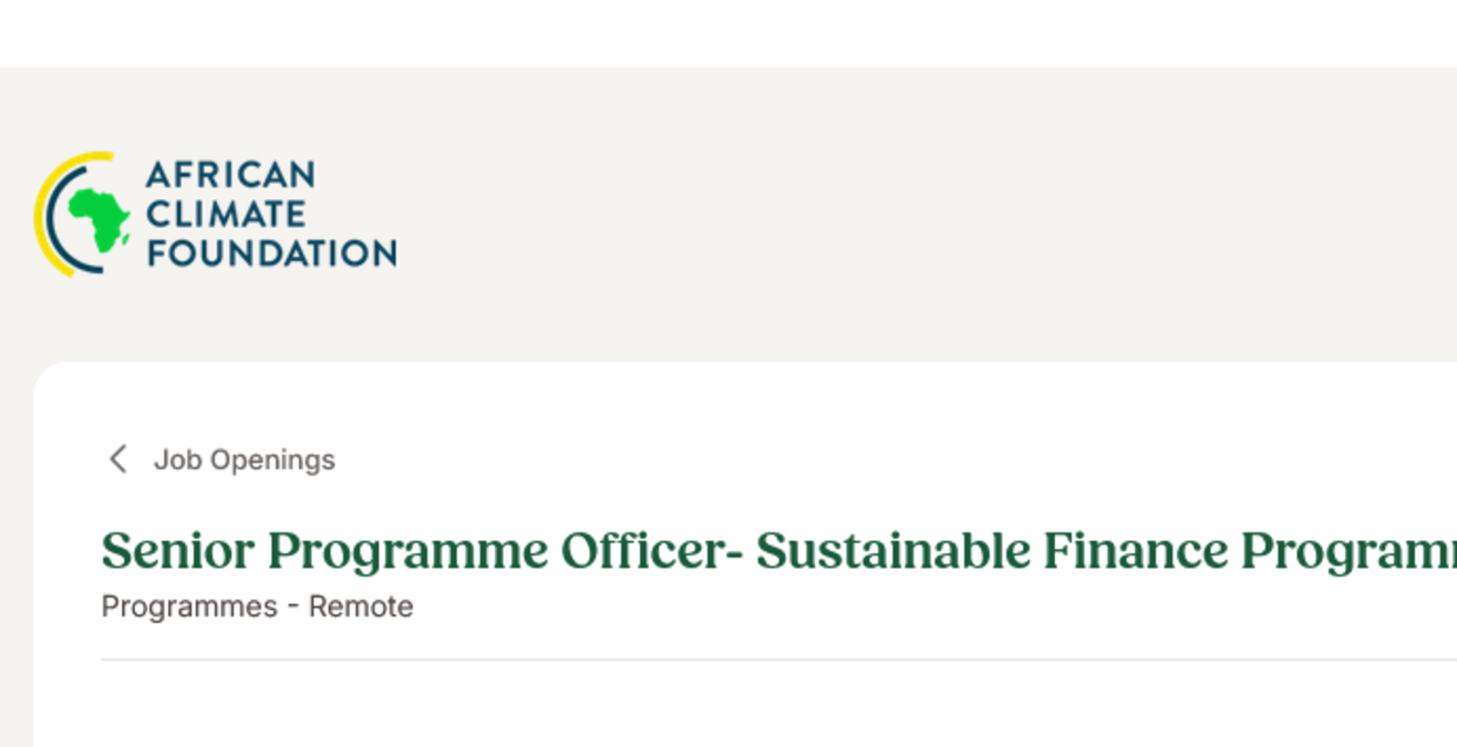 Exciting Remote Working Opportunity: Join the African Climate ...